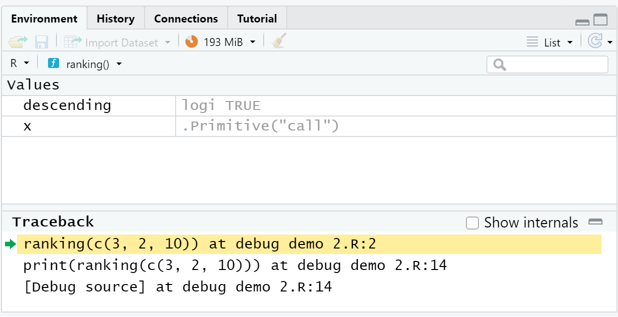 Chapter 15 Basic: debug | R 语言：从基础到进阶